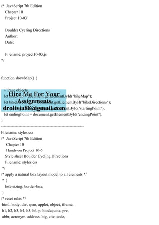 JavaScriptIn this project you will create an interactive map for a.pdf