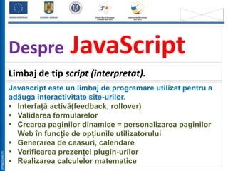 Javascript introducere | PPT | Free Download