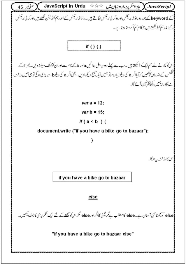 Javascript in urdu - Muhammad Danish Irshad | PDF | Web Development | Internet