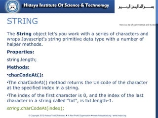 Javascript lecture 3 | PPT