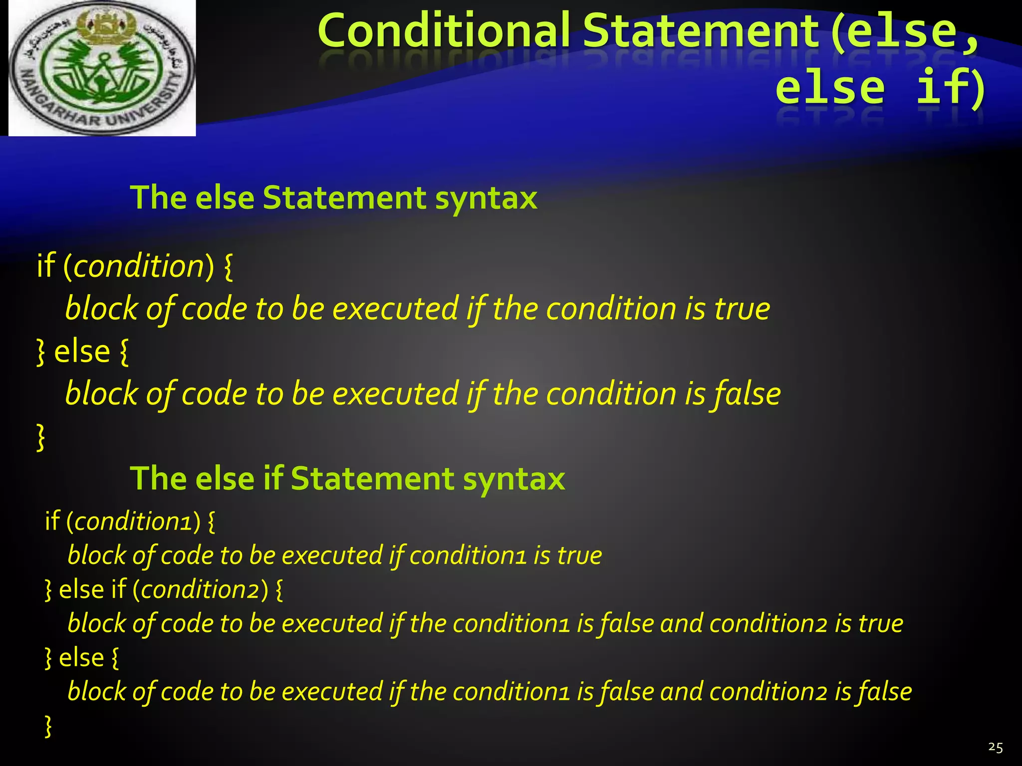 JavaScript lesson 1.pptx | Web Development | Internet