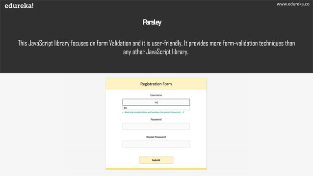 Top 10 Javascript Libraries You Must Know In 2019 Edureka Ppt