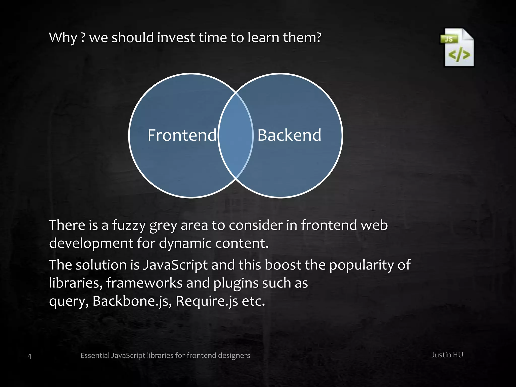 Javascript library toolbox | PPT