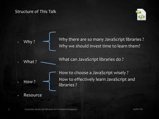 Javascript library toolbox | PPT