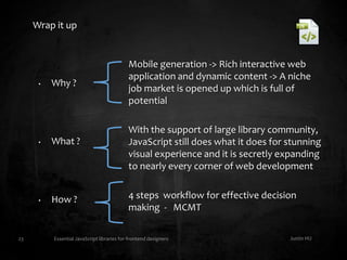 Javascript library toolbox | PPT