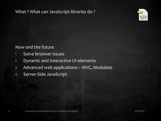 Javascript library toolbox | PPT