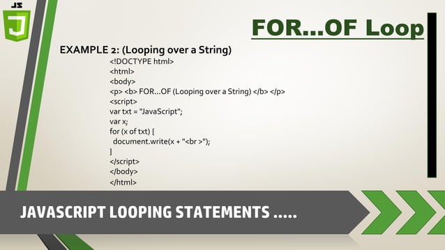 JavaScript Looping Statements | PDF