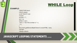 JavaScript Looping Statements | PDF