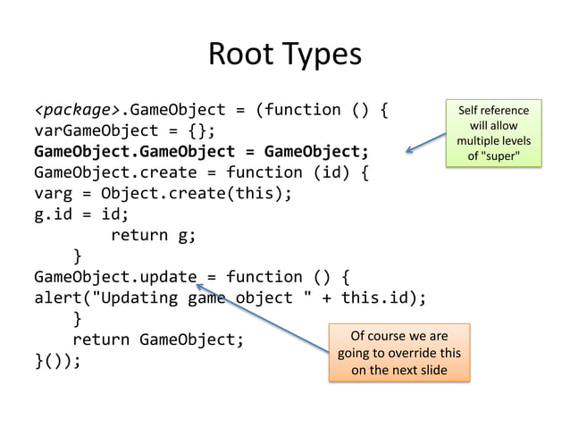 Modeling Patterns For Javascript Browser Based Games Ppt