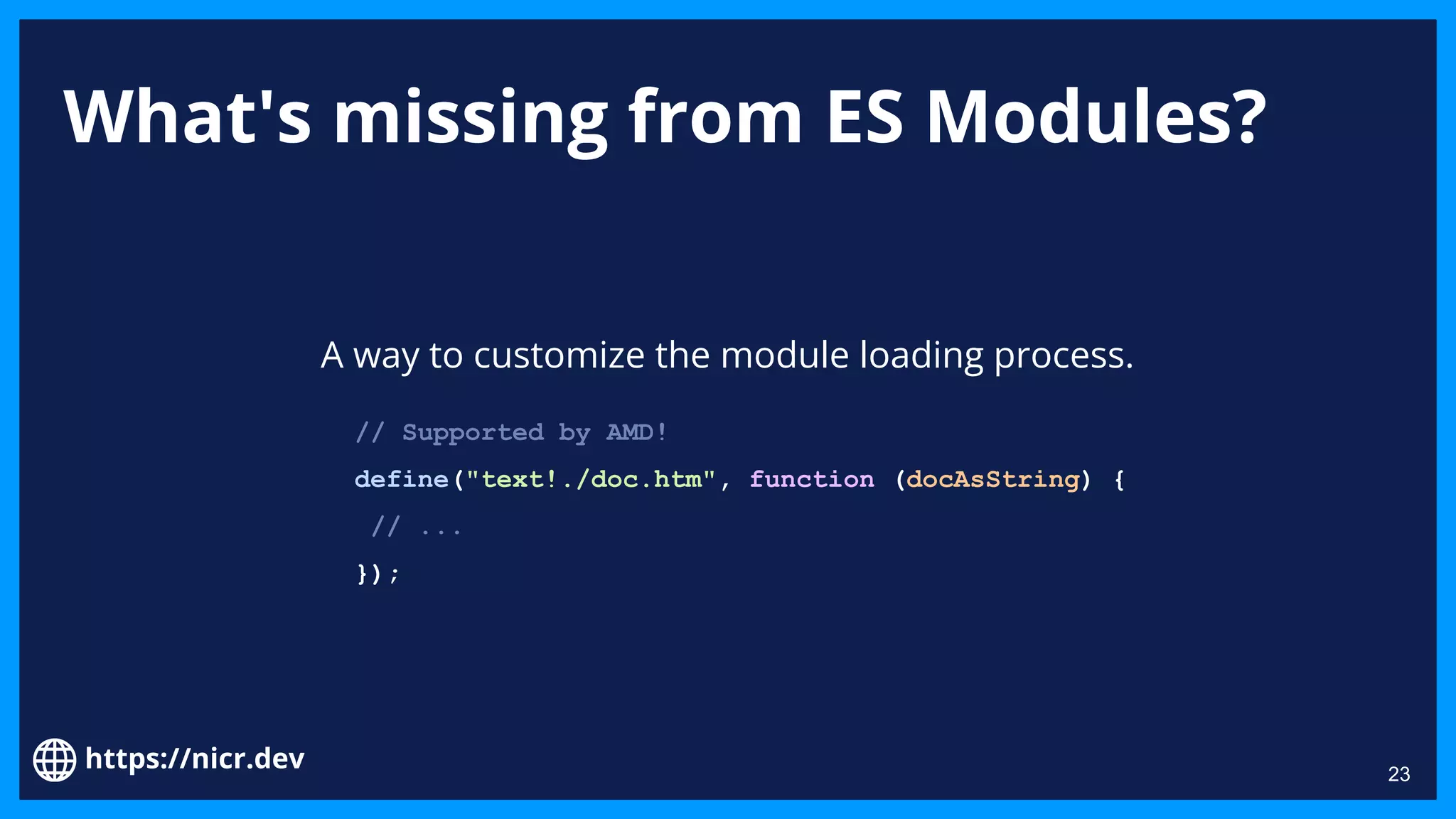 JavaScript Modules Past, Present and Future | PPT