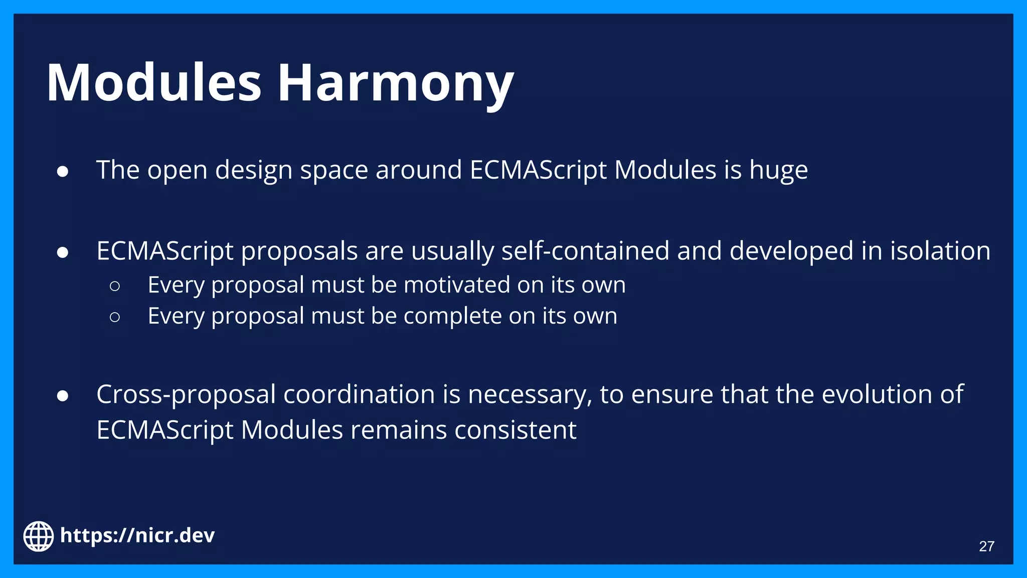 JavaScript Modules Past, Present and Future | PPT