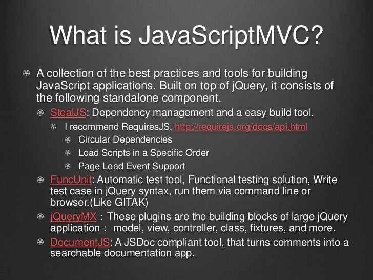 JavaScriptMVC vs GI vs GWT