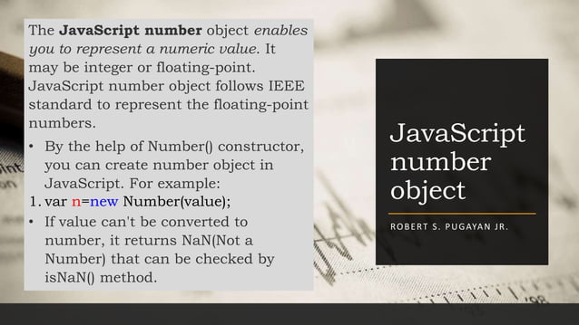 JavaScript number object.pptx