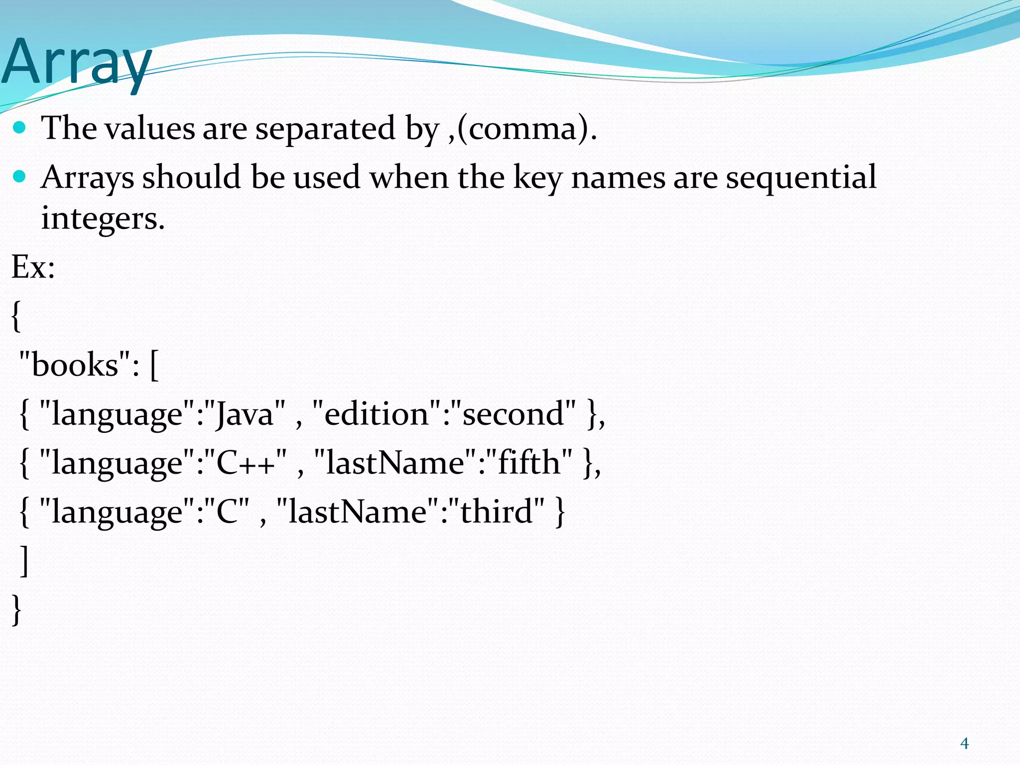 Java Script Object Notationjson Ppt