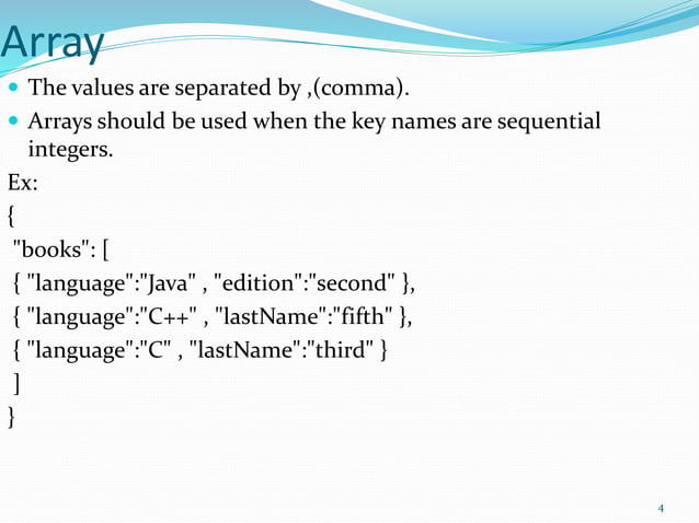 Java Script Object Notationjson Ppt