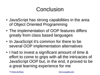 JavaScript Object Oriented Programming Cheat Sheet | PPT