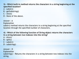 Javascript MCQ | PPTX