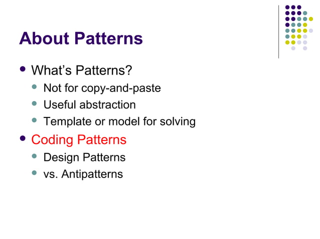Java Script Patterns | PPT