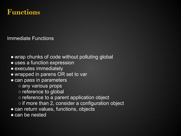 JavaScript: Patterns, Part 3 | PPT