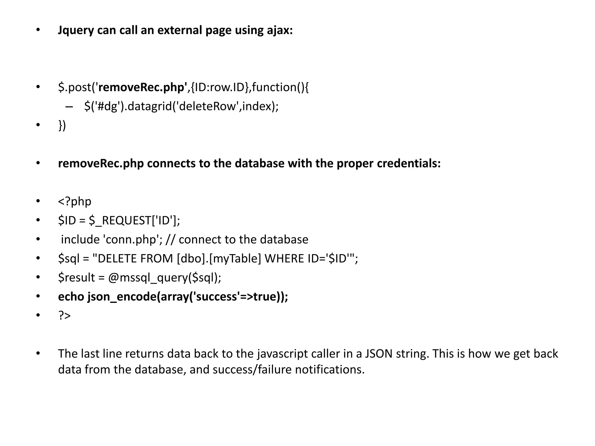 Javascript Php Crud | PPT
