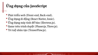 introduction to java script, history, functionalities | PPT