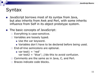 JavaScript Programming | PPT