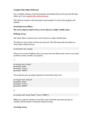 Java script questions