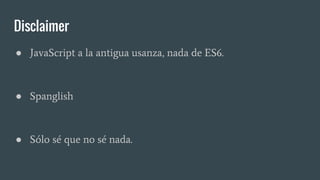 JavaScript, qué hermoso eres | PPT