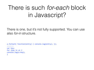 Javascript quiz. Questions to ask when recruiting developers. | PPT