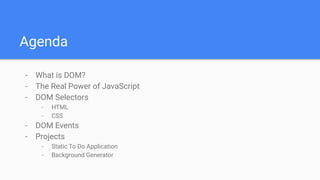 JavaScript Roadmap - DOM Manipulation | PDF