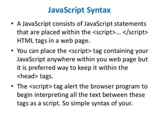 Javascripts. pptt | PPT
