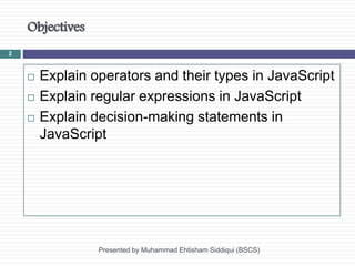JavaScript Session 2 | PPT
