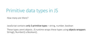 JavaScripts internals #1 | PPT