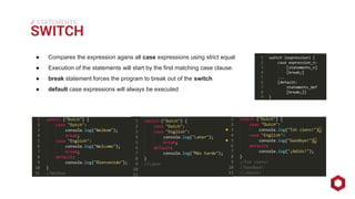 JavaScript statements | PPT