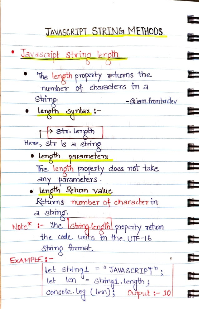 Javascript String Methods.pdf