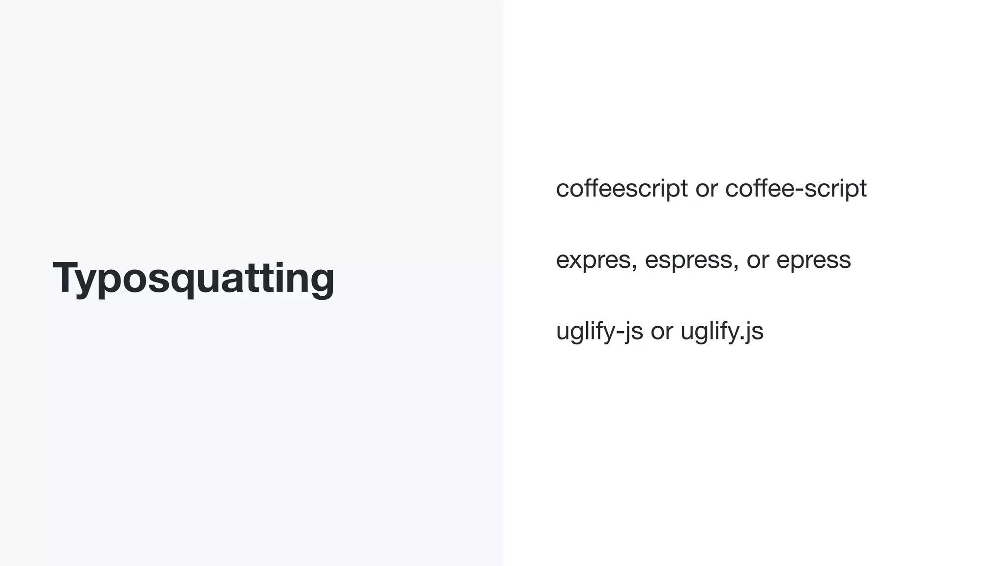JavaScript Supply Chain Security | PPT