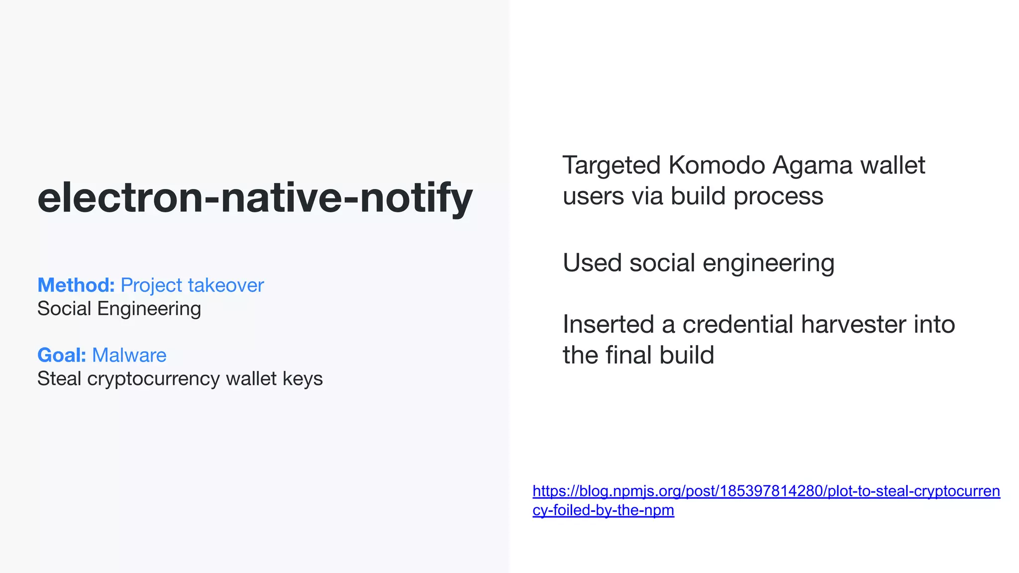 JavaScript Supply Chain Security | PPT
