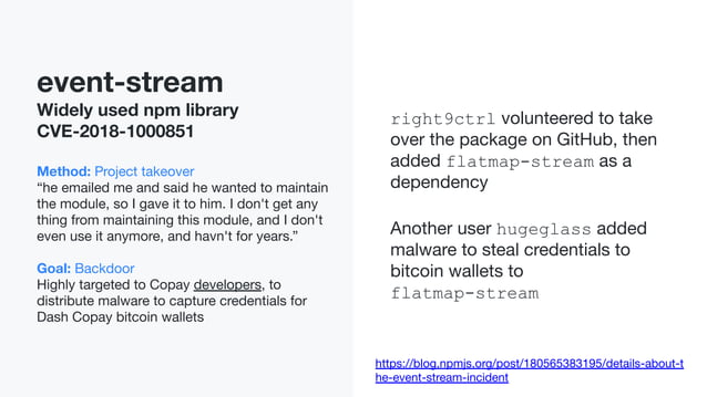 JavaScript Supply Chain Security | PPT