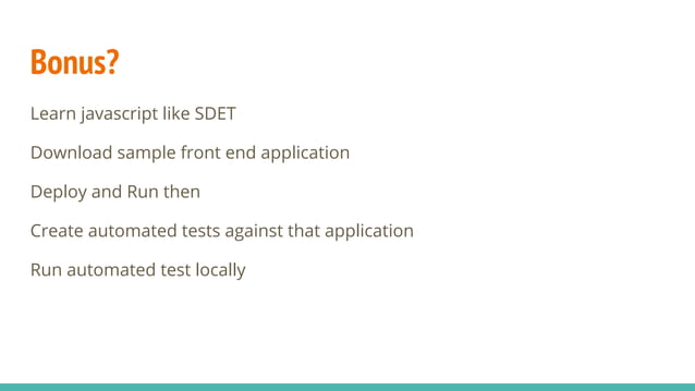 Javascript test automation demo | PPT Javascript test automation demo | PPT