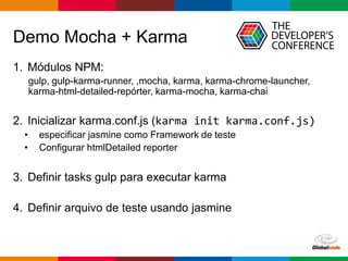 Javascript test frameworks | PPT