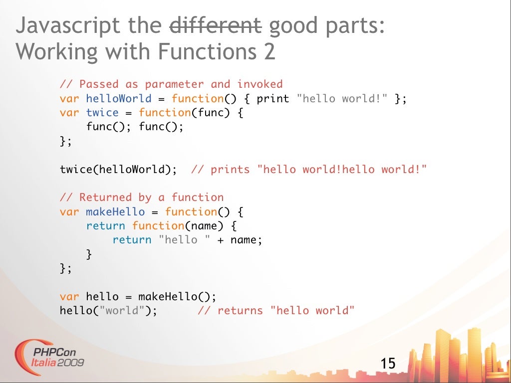 Javascript The Good Parts