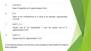Java scriptthe math object | PPTX | Web Development | Internet
