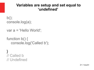 Java script the weird part (PART I ) | PPT