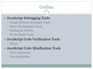 JavaScript tools | PPT
