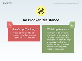 Javascript Tracking or Web Log Analytics? | PDF