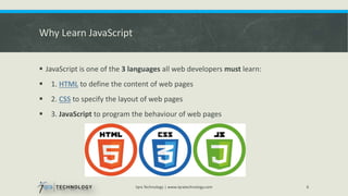 JavaScript Training Day 01 Iqra Technology.pptx | Web Development ...