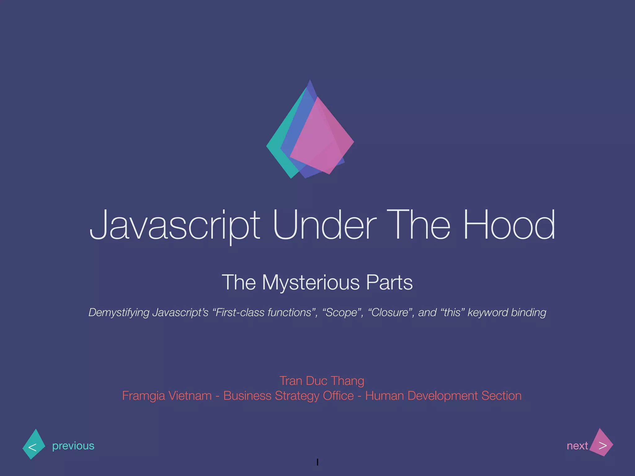 Javascript under the hood 1 | PPT