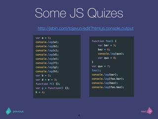Javascript under the hood 1 | PPT