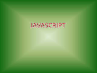 Basics of Javascript | PPT
