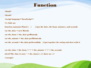 Javascript Basics | PPT